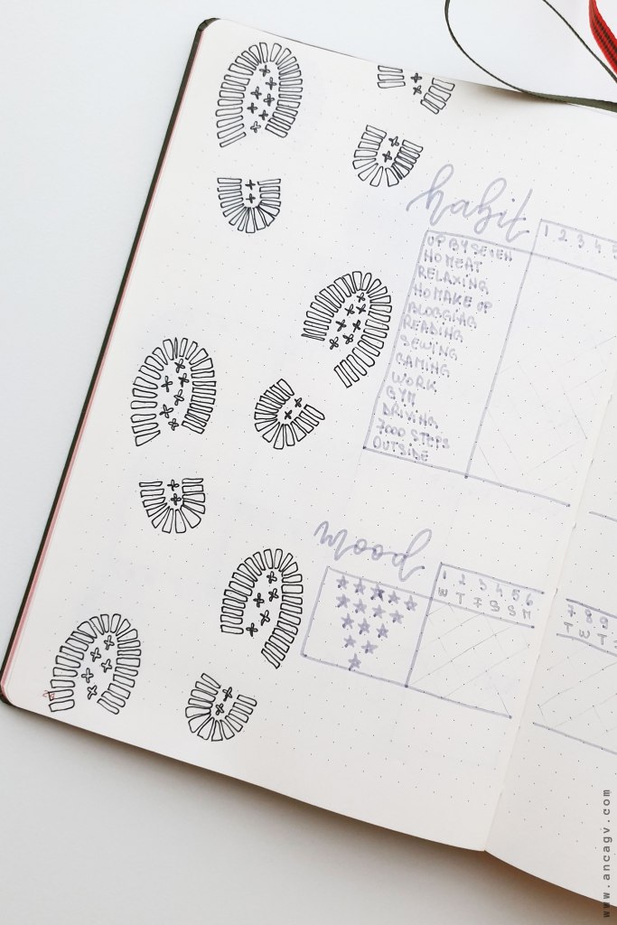 Bullet Journal – set-up for January 2020 – Anca GV